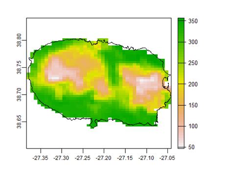 R Shapefile And Raster With Same Crs But No Output When Clipping Stack Overflow