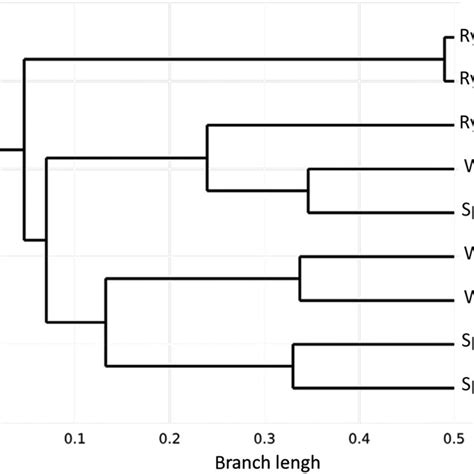 Dendrogram Showing The Similarity Among Bacterial Communities In