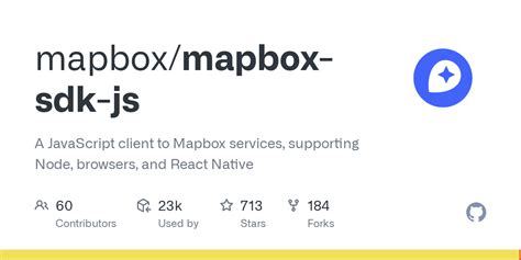 Github Mapboxmapbox Sdk Js A Javascript Client To Mapbox Services Supporting Node Browsers