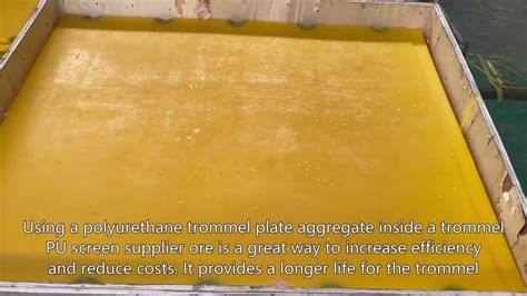 Pu Modular Screen Odm Polyurethane Edged Screen Panel Chaishang Polyurethane Screen Mesh