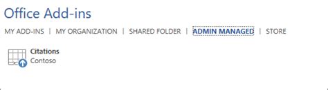 manage add ins in the admin center microsoft 365 admin microsoft learn
