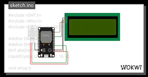 LCD ESP Wokwi ESP STM Arduino Simulator