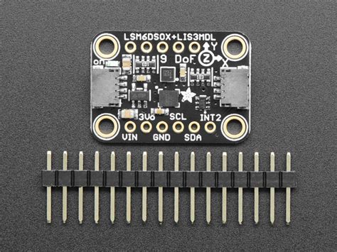 Adafruit Lsm6dsox Lis3mdl Precision 9 Dof Imu Stemma Qt Qwiic Pishop Ca