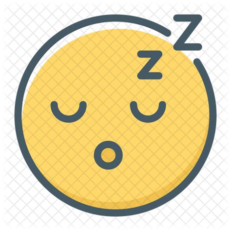 Sleep Emoji Emoji Icon Download In Colored Outline Style