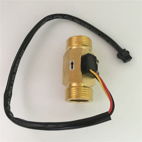 Npt 3 4 Dn20 Water Copper Brass Hall Flow Sensor Grandado