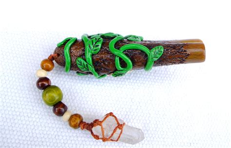 Beautiful earthy Kuripe pipe for Rapé medicine shamanic snuff Etsy