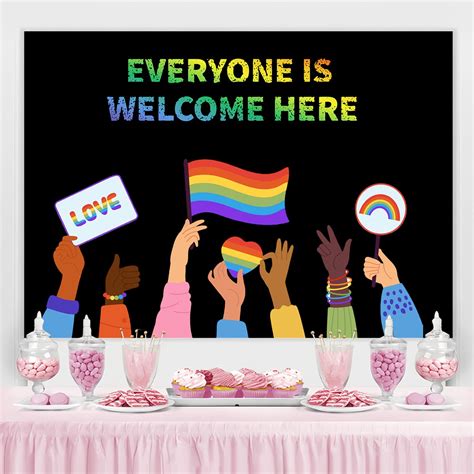 Pride Backdrop Unity Celebration Illustration Backdrop Gq5 238