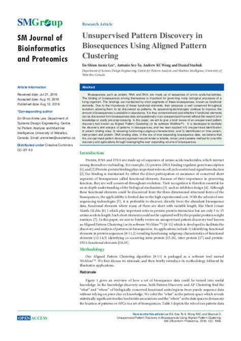 pdf simultaneous pattern and data clustering for pattern cluster analysis