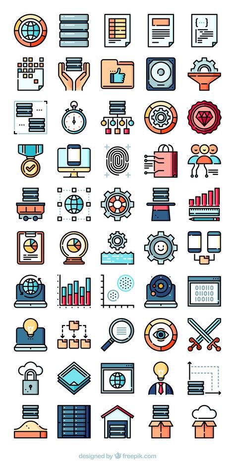50 free big data and web analytics icons flaticon