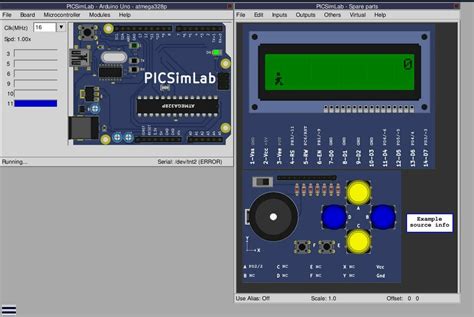 picsimlab programmable ic simulator laboratory pic avr esp32 stm32 xtronic