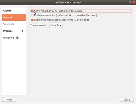 Ubuntu 18 04 Terminal Has No Option To Use Tabs Ask Ubuntu