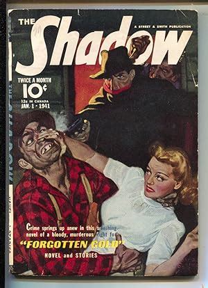Shadow 111941 Forgotten Gold Graves Gladney Cover Art Vg 1941