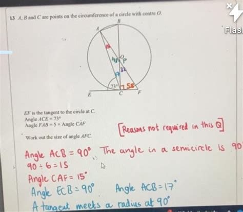 Help With Circle Theorems R Gcse