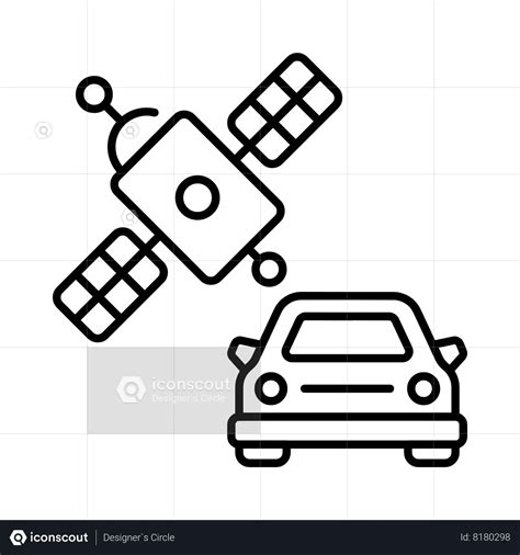 Satellite Car Tracking Animated Icon Download In Json Lottie Or Mp4 Format
