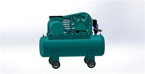 Air Compressor Download Free 3d Model By Fredcad Cad Crowd