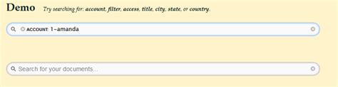 jquery visualsearch js displaying label value in search box stack