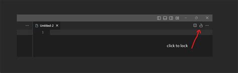 Add `lock Group` Icon Next To The Split Editor Icon Onoff Basis · Issue 182265 · Microsoft