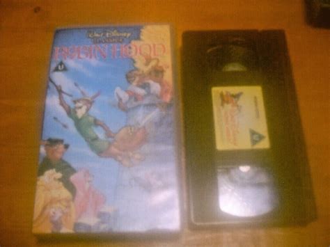 Robin Hood Walt Disney Classic Animated Movie Vhs Tape £100 Picclick Uk