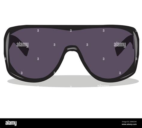 Vector Illustration Of Dark Black Sunglasses Stock Vector Image And Art