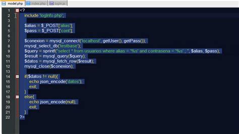 Log In Utilizando Php Mysql Json Youtube