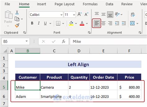 How To Align Data In Excel Explained In Detail Exceldemy