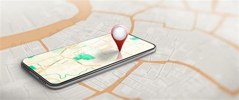 Premium AI Image Application Of GPS Navigation Map On Smartphone With