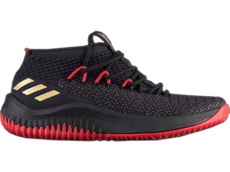 Buy And Sell Adidas Dame 4 Black Gold Scarlet 100 Authentic