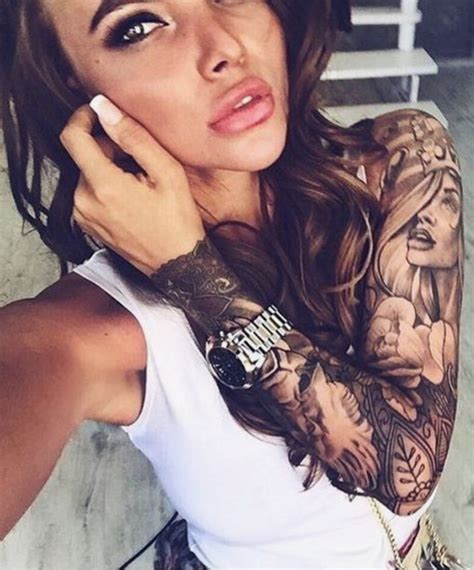 Tattoo Girls Girls With Sleeve Tattoos Girl Tattoos Tattoos For Guys
