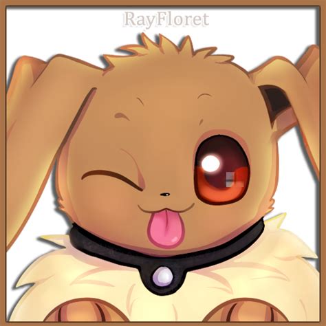 Eevee Wink By Rayfloret On Deviantart