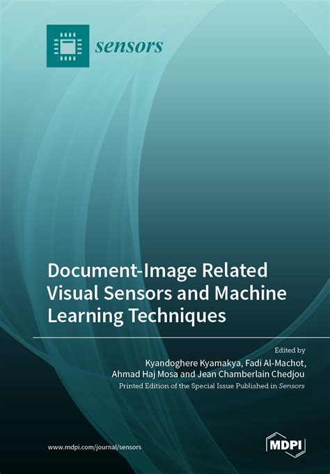 document image related visual sensors and machine learning techniques mdpi books