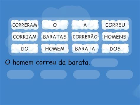 Sintaxe Objeto Complete The Sentence