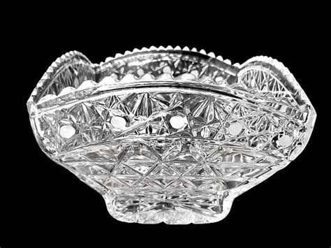 Кришталева квадратна ваза срср ідеальна вінтаж цукерок фруктовниця салатниця — ціна 890 грн у