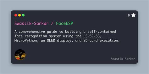 GitHub Swastik Sarkar FaceESP A Comprehensive Guide To Building A