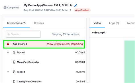 Crasherror Reporting Sauce Labs Documentation
