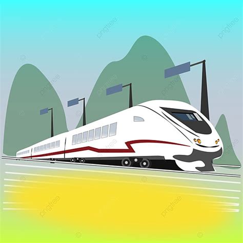 고속 철도 봄기운 고산 들판 교통 기차 손 일러스트 그림 Train 장식 패턴 자동차 Png 일러스트 및 Psd 이미지 무료 다운로드 Pngtree