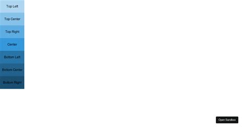 Css Positioning Exercise Codesandbox