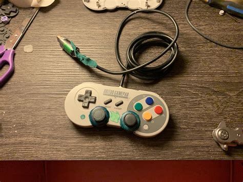 My 8bitdo Sn30 Pro Wired I Modified I Use This As My Smash Ultimate