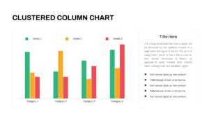 Grouped Column Chart PowerPoint Template
