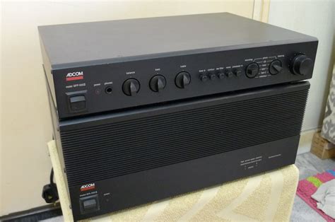 Adcom Preamplifier Gfp 555 Ii And Adcom Power Amplifier Gfa 555 Ii Used Sold