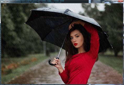 数据增强：模拟雨天算法python图像加雨 Csdn博客