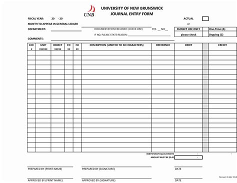 Entry Form Template Word