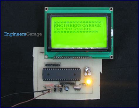 How To Display String On Graphics LCD Using Microcontroller AT C Part