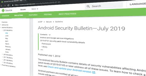 Android July Security Update Patches New Vulnerabilities