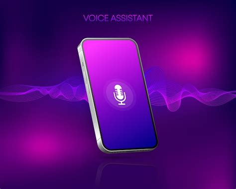 Premium Vector Voice Ai Assistant Recognition Personal Assistant Concept Modern Technology
