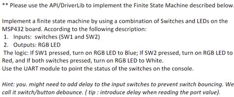 Solved Please Use The Apidriverlib To Implement The