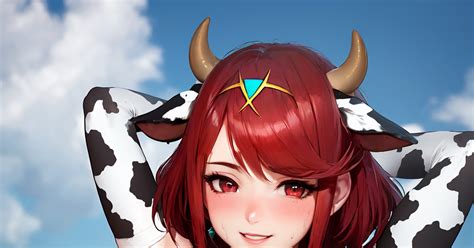 AI, AI Illustration, Nintendo / cow bikini pyra ~~~~~ - pixiv