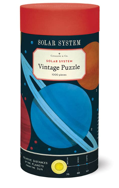 Solar System 1000 Piece Puzzle Joretro Vintage Market