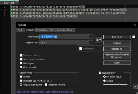 Insert A Space In Line After Notepad Super User