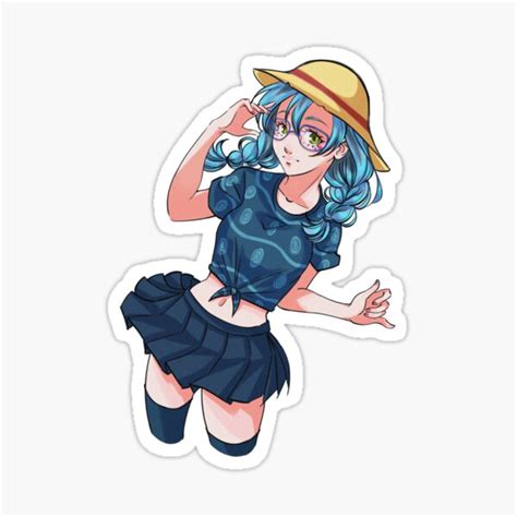 Mugiwara Maechan Sticker For Sale By Animaechan Redbubble