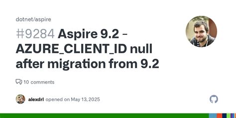 Aspire 92 Azureclientid Null After Migration From 92 · Issue